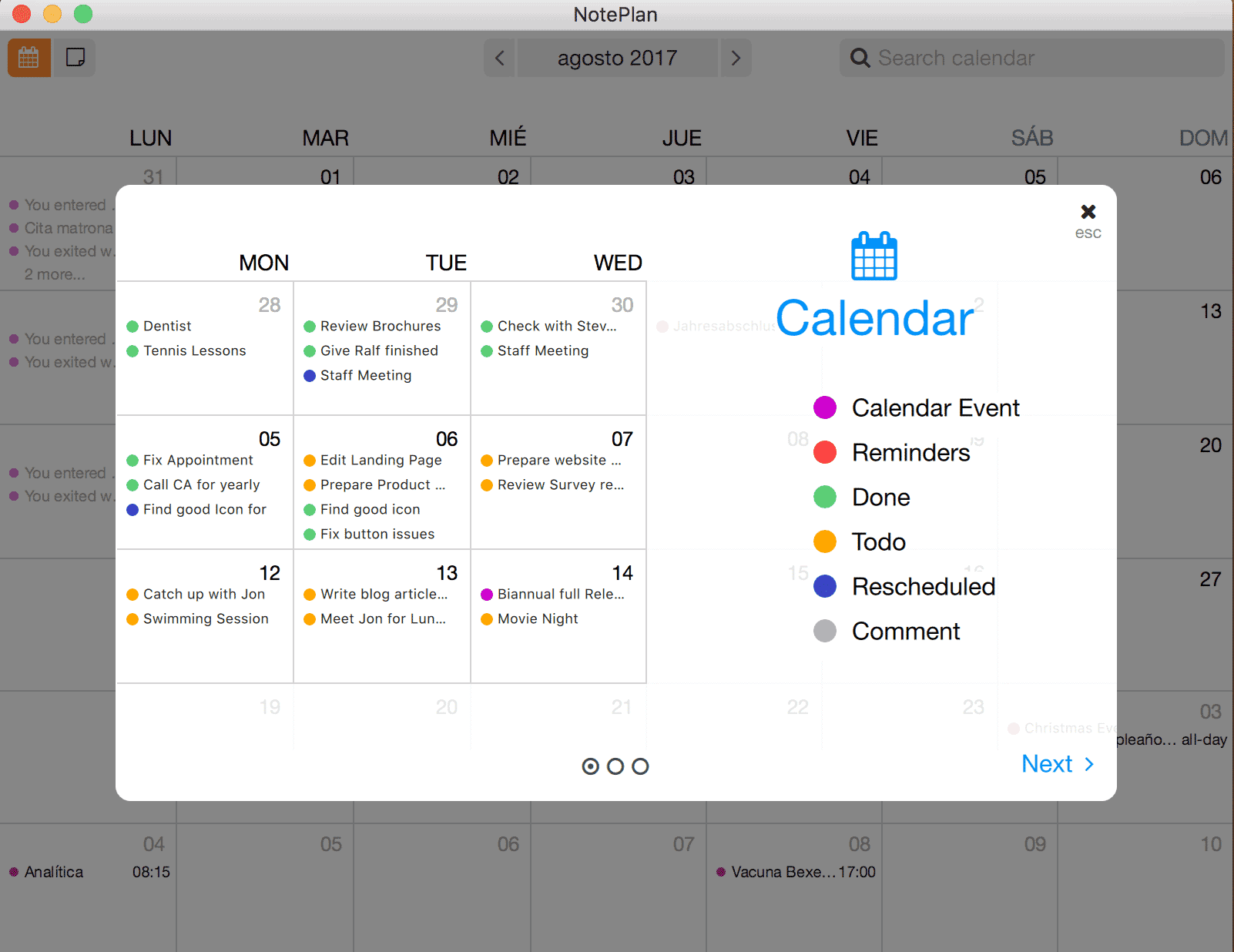 Noteplan. Calendario, To-Do y notas con MarkDown | Redes Binarias