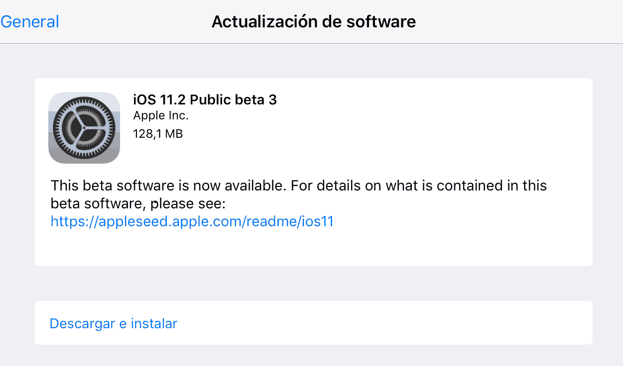 IOS 11.2 Beta 3 disponible para los miembros del programa beta de Apple | Redes Binarias Tech