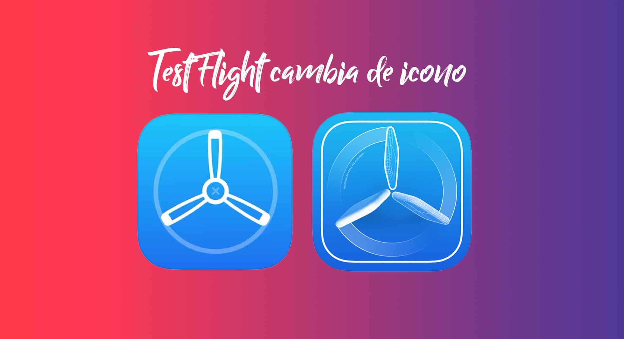 La aplicación Testflight cambia de icono | Redes Binarias Tech